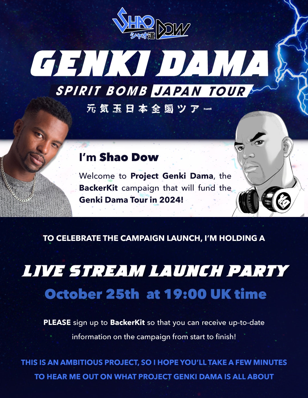 Project Genki Dama Launch Party - Shao Dow – The DiY Gang Store